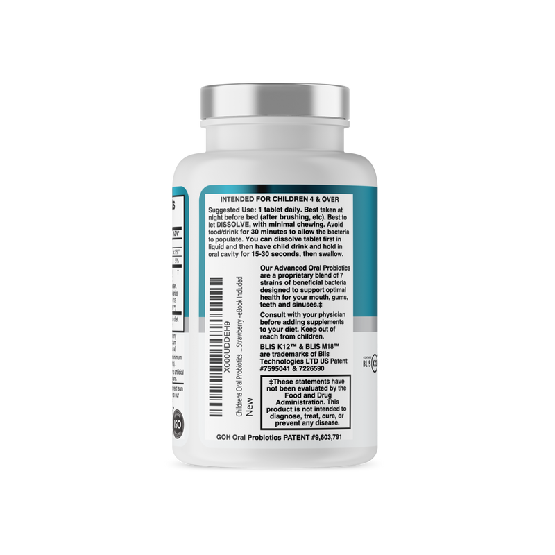 Buy Oral Probiotics for Kids–with BLIS K12 & M18 - GREAT ORAL HEALTH